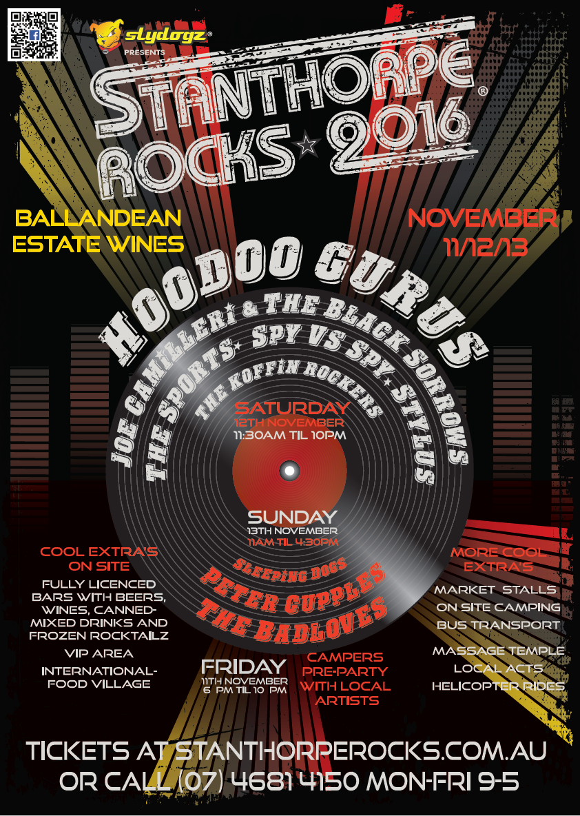 Stanthorpe Rocks 2016 — Hoodoo Gurus